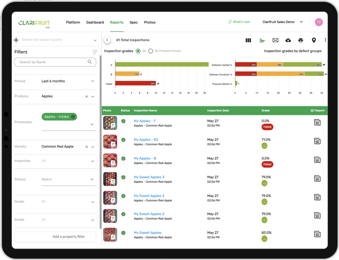 Clarifresh: AI-Powered Quality Control for Fresh Produce